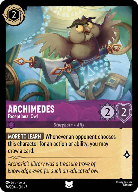 Archimedes : Exceptional Owl - 76/204 | Lockett Labs UK