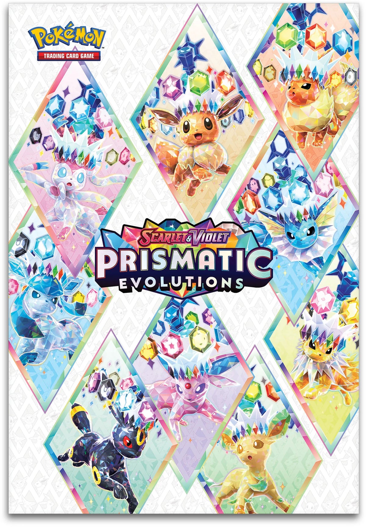Prismatic Evolutions Eeveelutions Poster | Lockett Labs UK