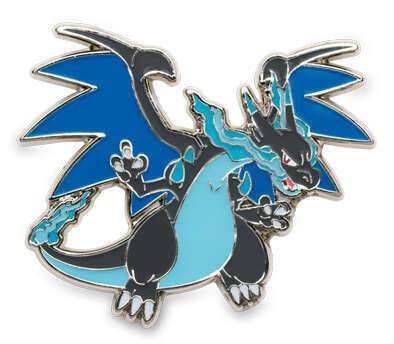 Mega Charizard X Pin Badge | Lockett Labs UK
