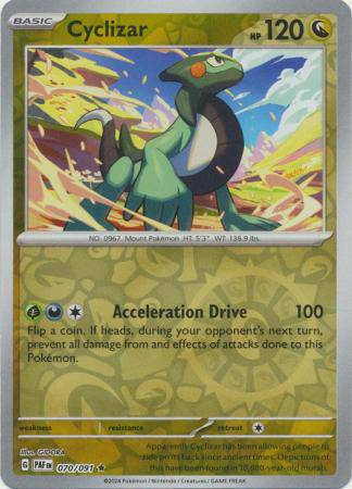 Cyclizar : PALDEAN FATES (Reverse holo) - 070/091 | Lockett Labs UK