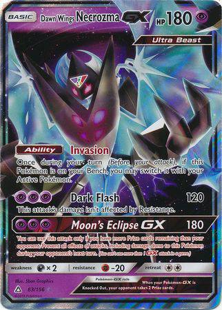 Dawn Wings Necrozma GX : ULTRA PRISM - 63/156 | Lockett Labs UK