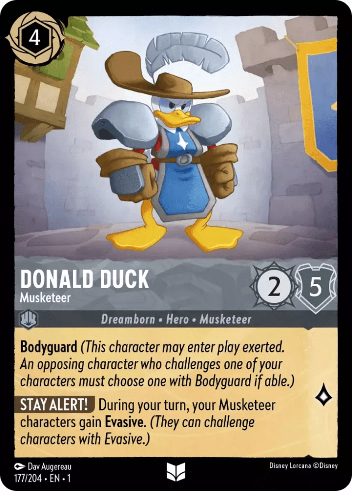 Donald Duck : Musketeer - 177/204 | Lockett Labs UK