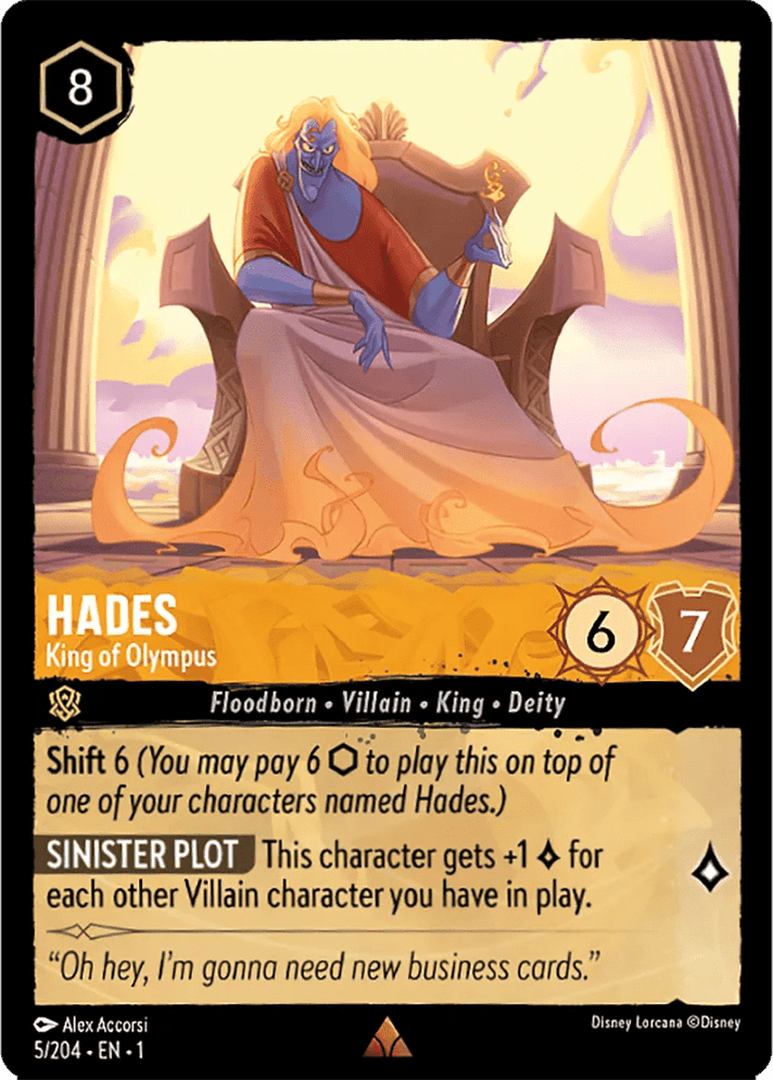 Hades : King of Olympus - 5/204 | Lockett Labs UK